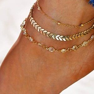 Jewelry | Gold Anklet Bundle | Poshmark